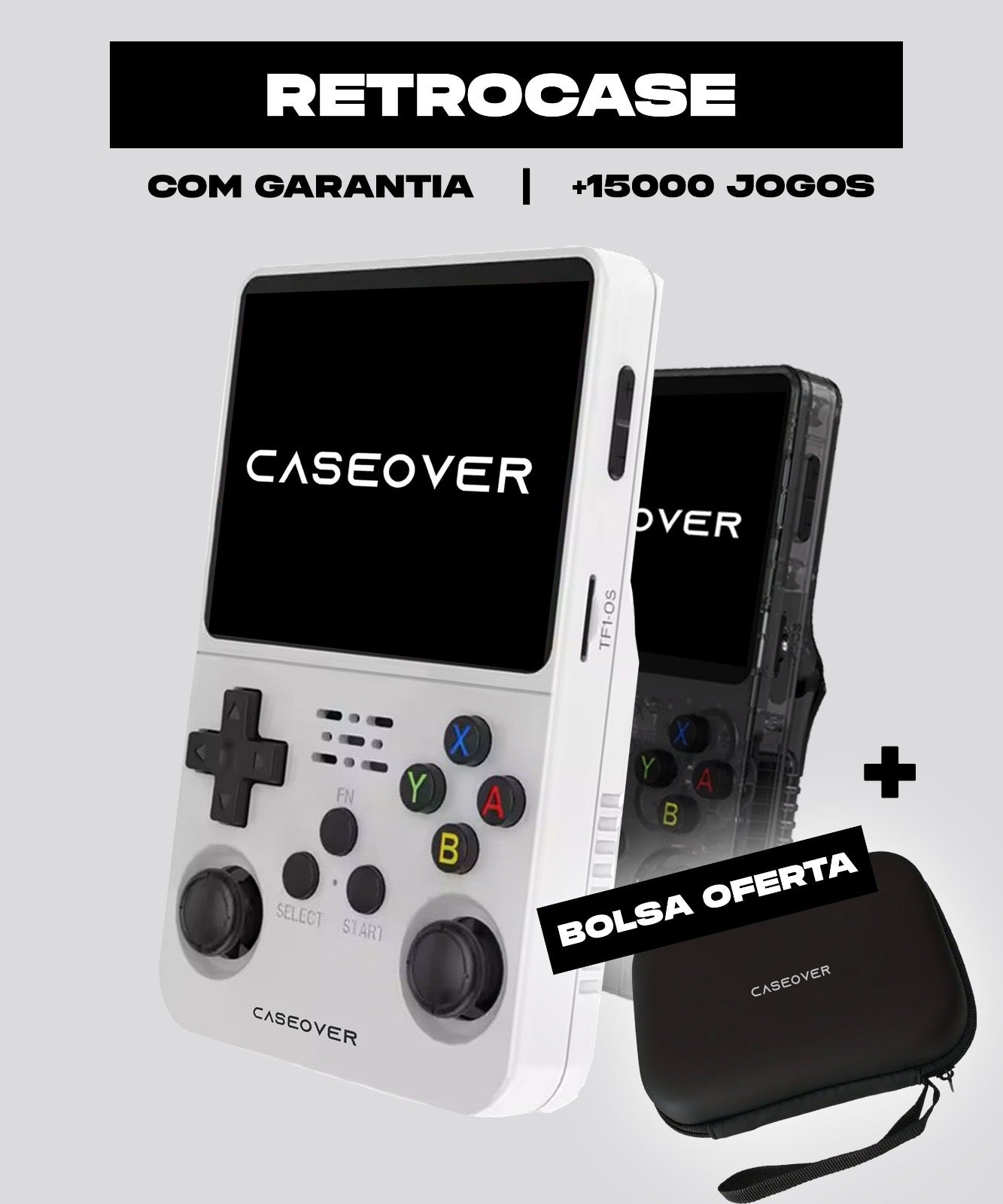 [PACK] Consola RETROCASE Portátil + Bolsa Oferta – CASEOVER